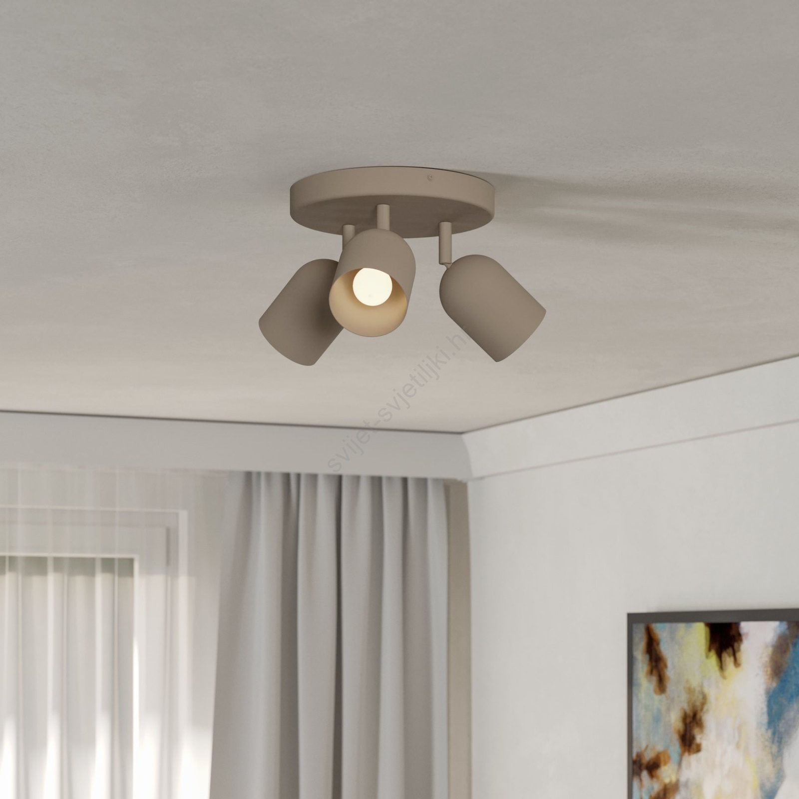 Eglo 44163 - Spot svjetiljka TILSTON 3xE14/40W/230V bež | Svijet svjetiljki