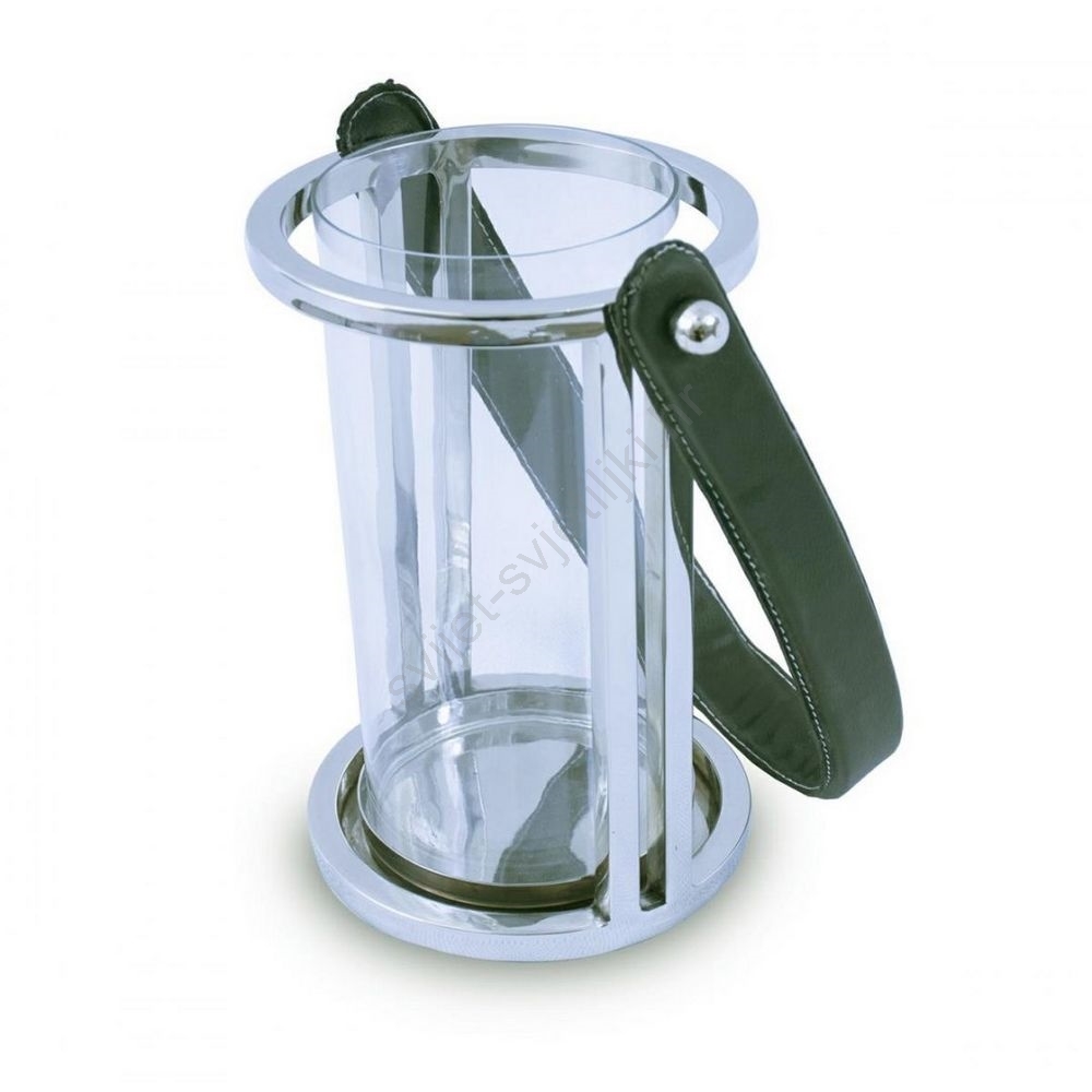 Fenjer FRAGIL 20 cm krom/crna | Svijet svjetiljki