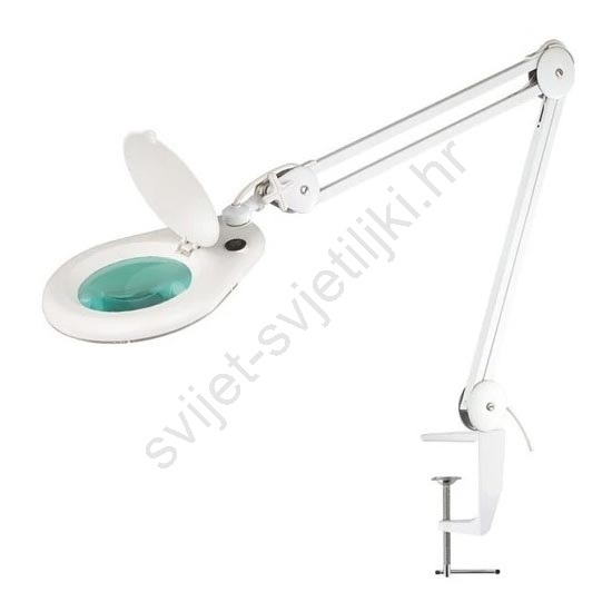 LED Stolna lampa s povećalom LED/9W/230V bijela | Svijet svjetiljki