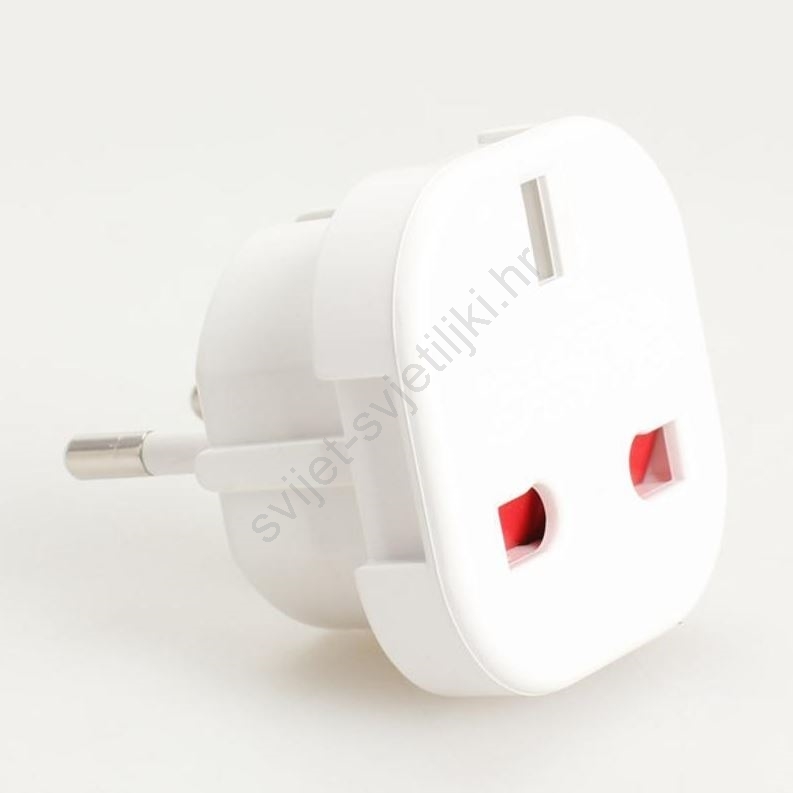 Putni adapter za UK utikače, na EU utičnicu | Svijet svjetiljki