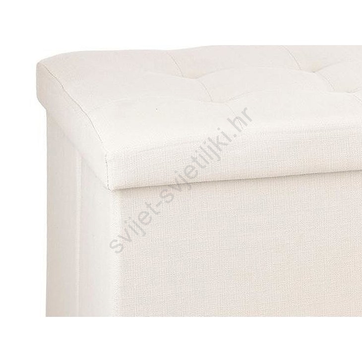 Tabure sa skladišnim prostorom LYSANDRE bež | Svijet svjetiljki