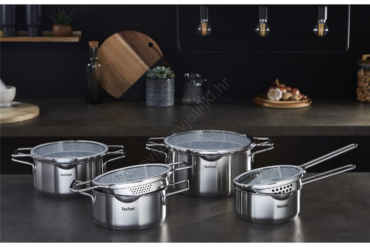 Tefal - NORDICA set lonaca, 10-dijelni, od nehrđajućeg čelika | Svijet ...